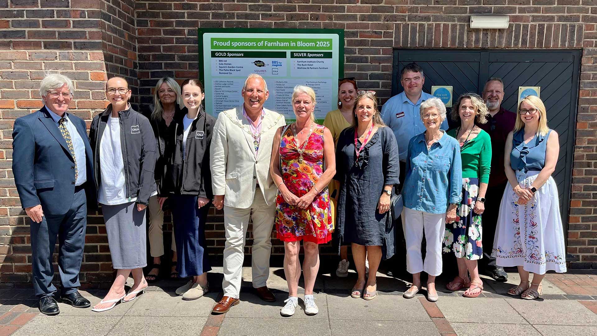 Local businesses recognised for their support of Farnham in Bloom ...